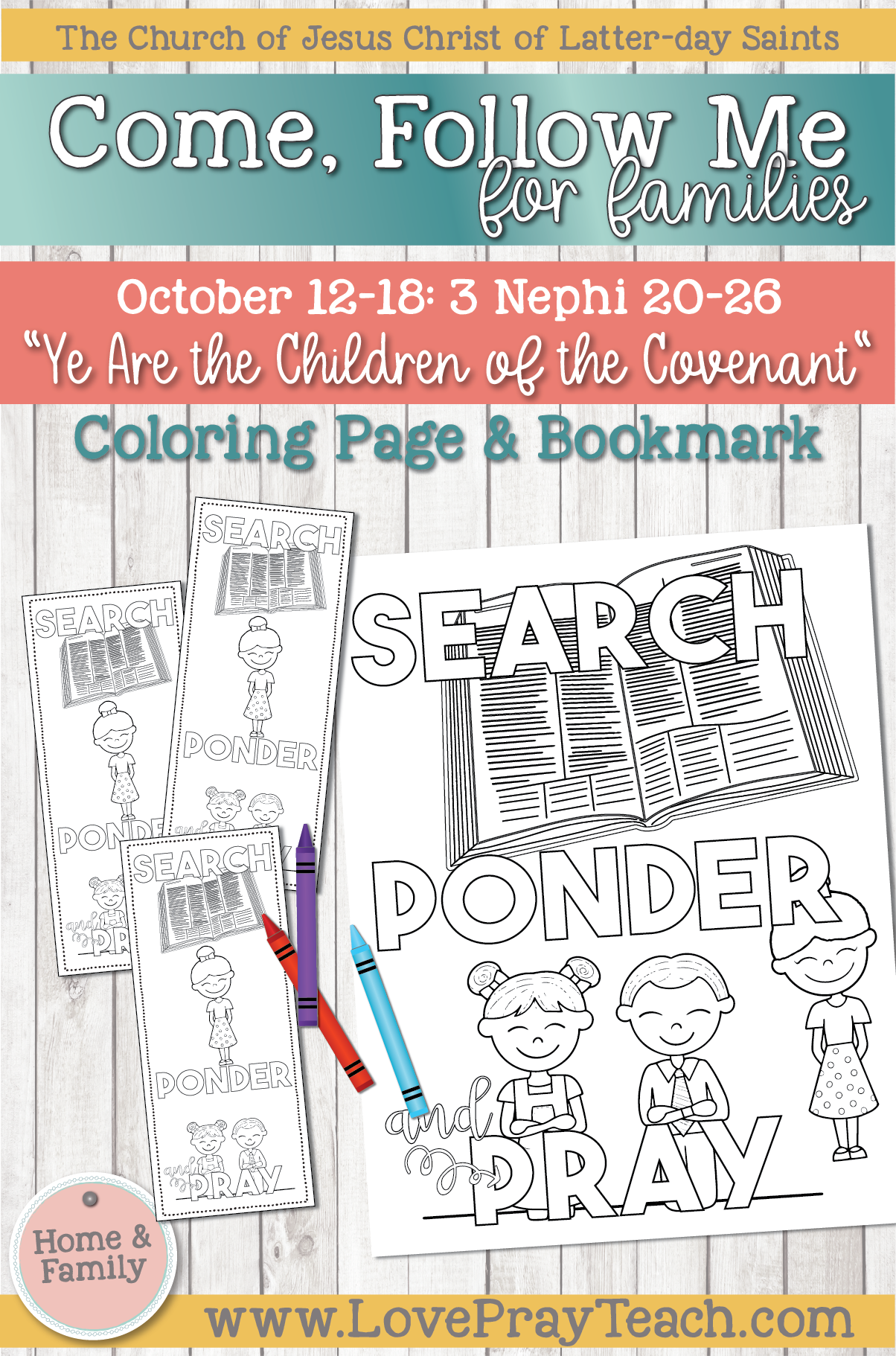 Search Ponder And Pray Coloring Pages